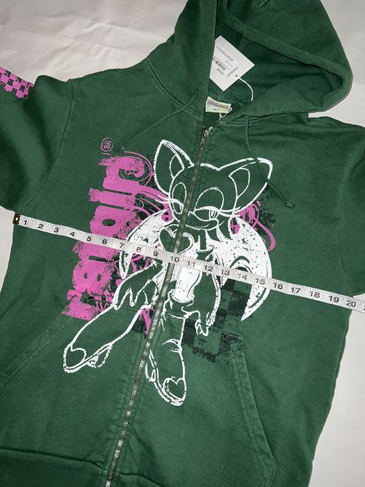Stray Rats Stray Rats x Sonic Zip Up Hoodie | Grailed