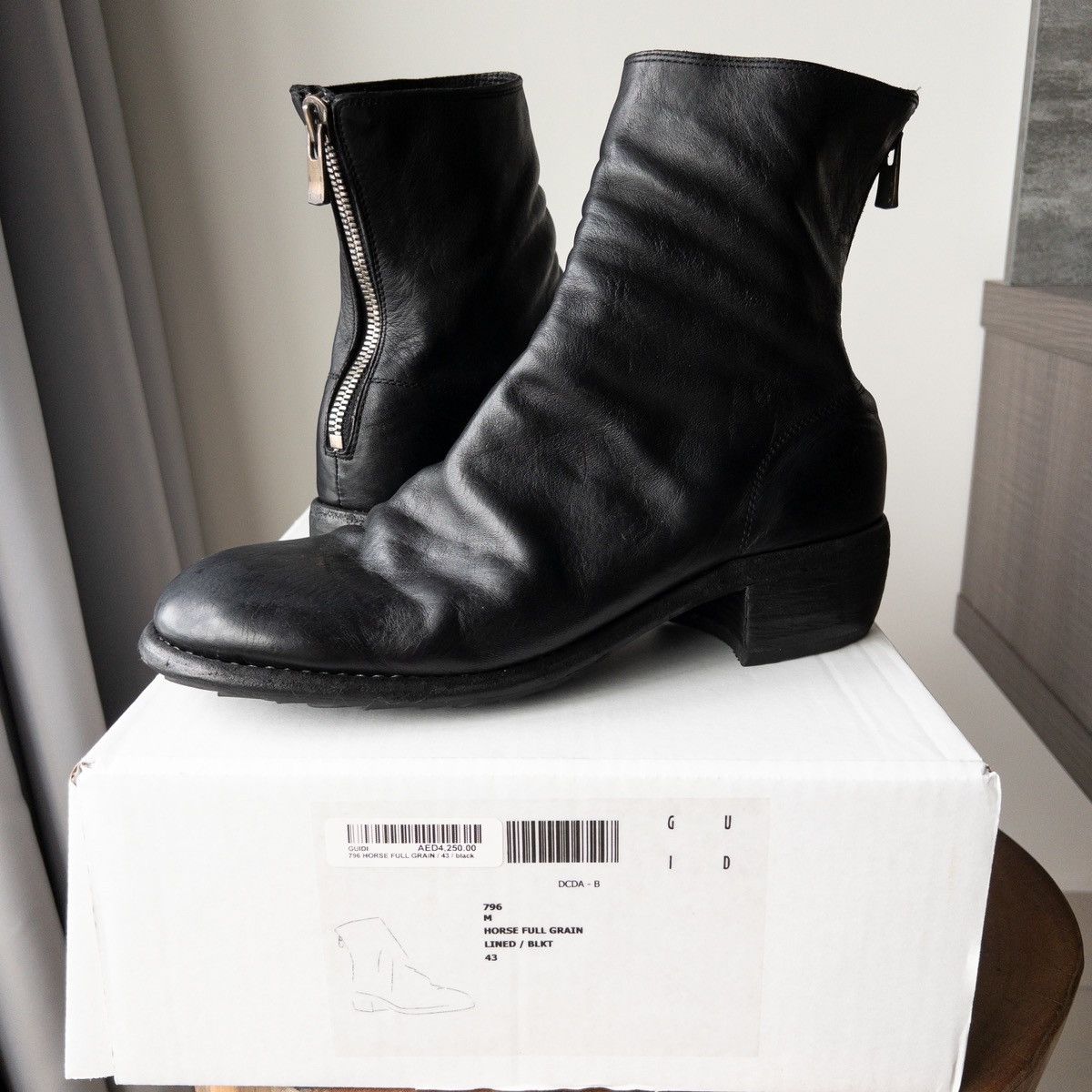Guidi Guidi 796 Back zip Horse Full Grain size 43 | Grailed