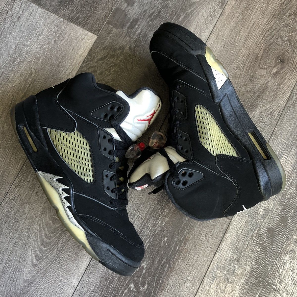 Jordan Brand × Nike × Vintage Vintage Air Jordan 5 Retro OG Black ...