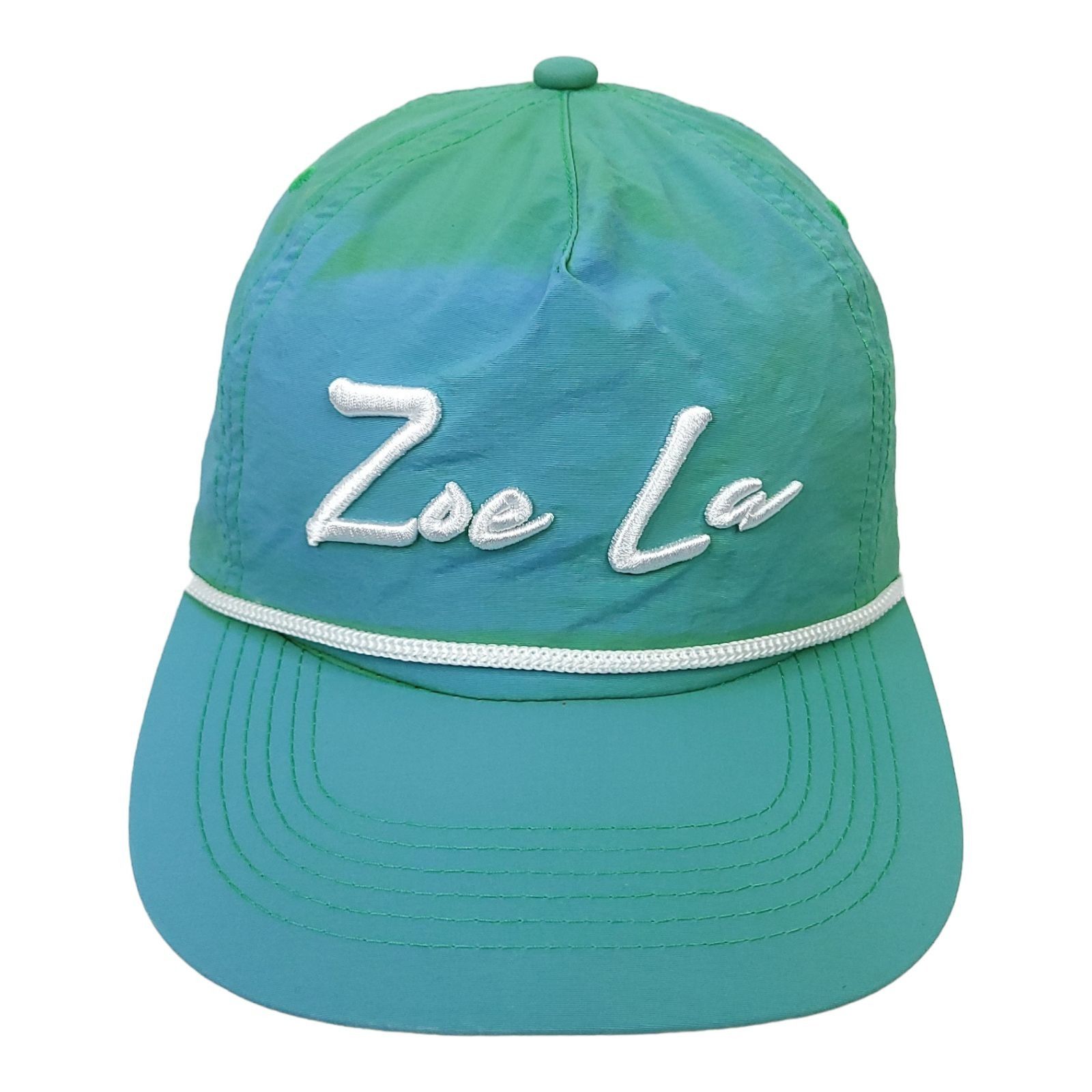 Other Vintage Zoe La Nylon Parachute Snapback Cap Rope Braid | Grailed