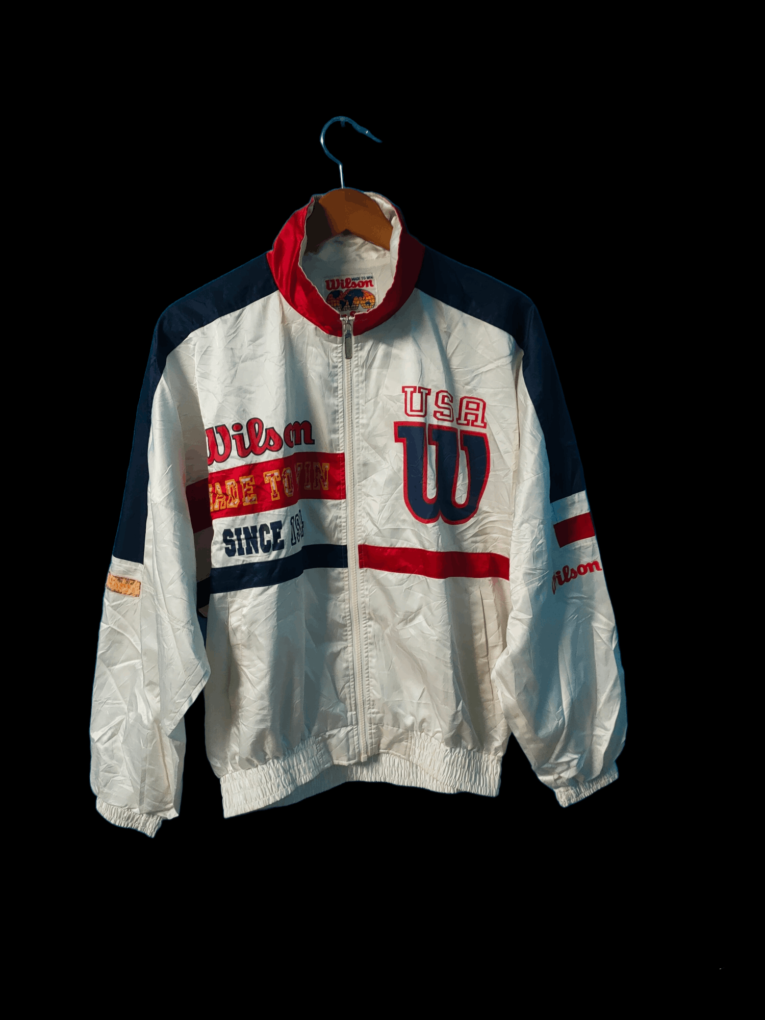 Streetwear × Wilson Athletics wilson pro staff sweater big logo | Grailed