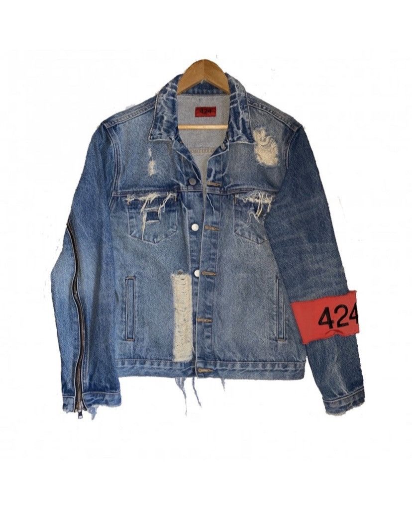 424 424 og denim jacket 2015 grail (zzzz sleeping forever) | Grailed
