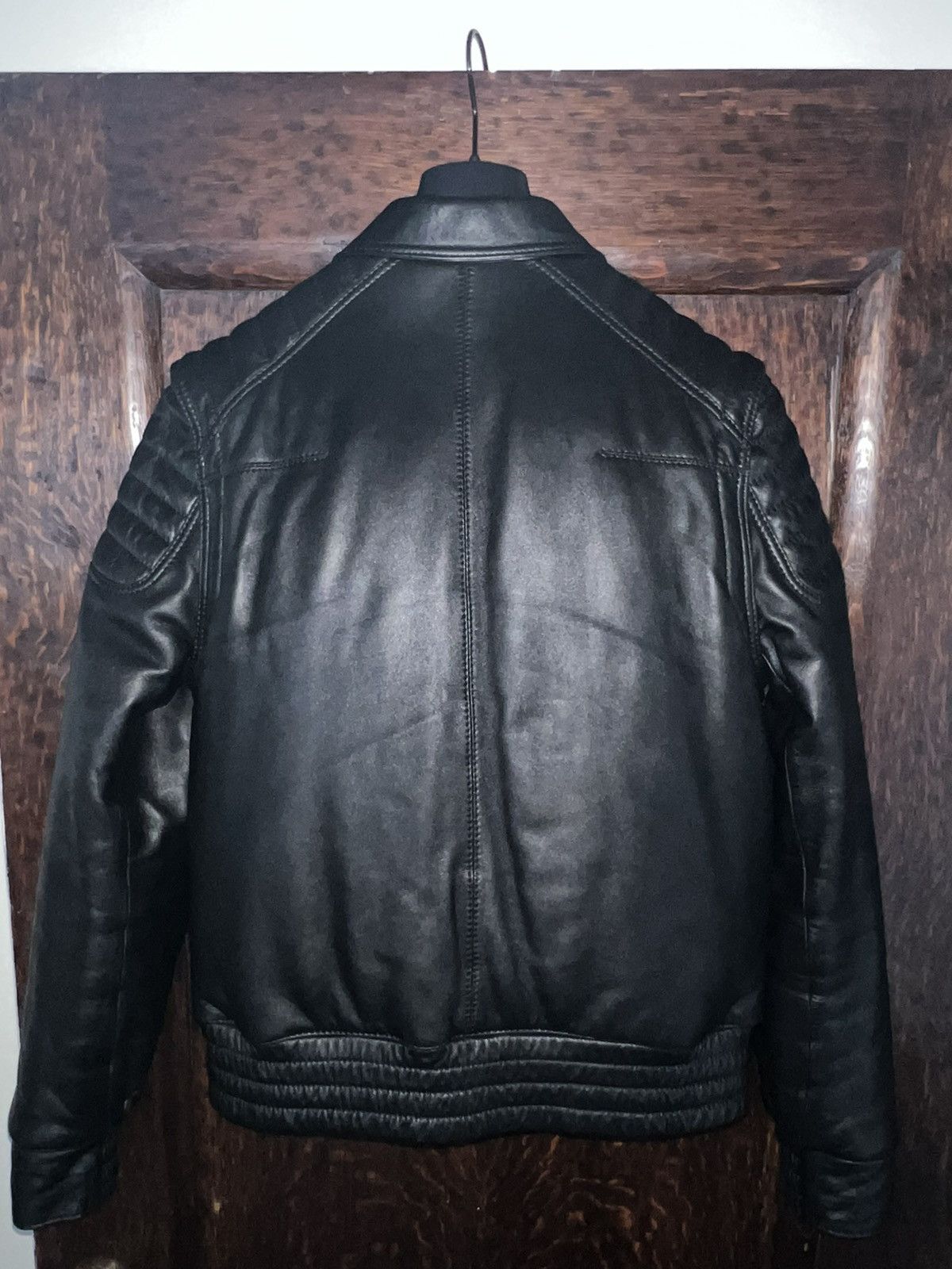 Dior Dior Homme AW08 Black Leather Biker Jacket/ Vest | Grailed