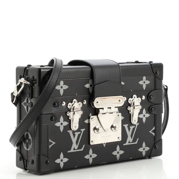 Louis Vuitton Petite Malle Handbag Limited Edition Reflective Monogram ...