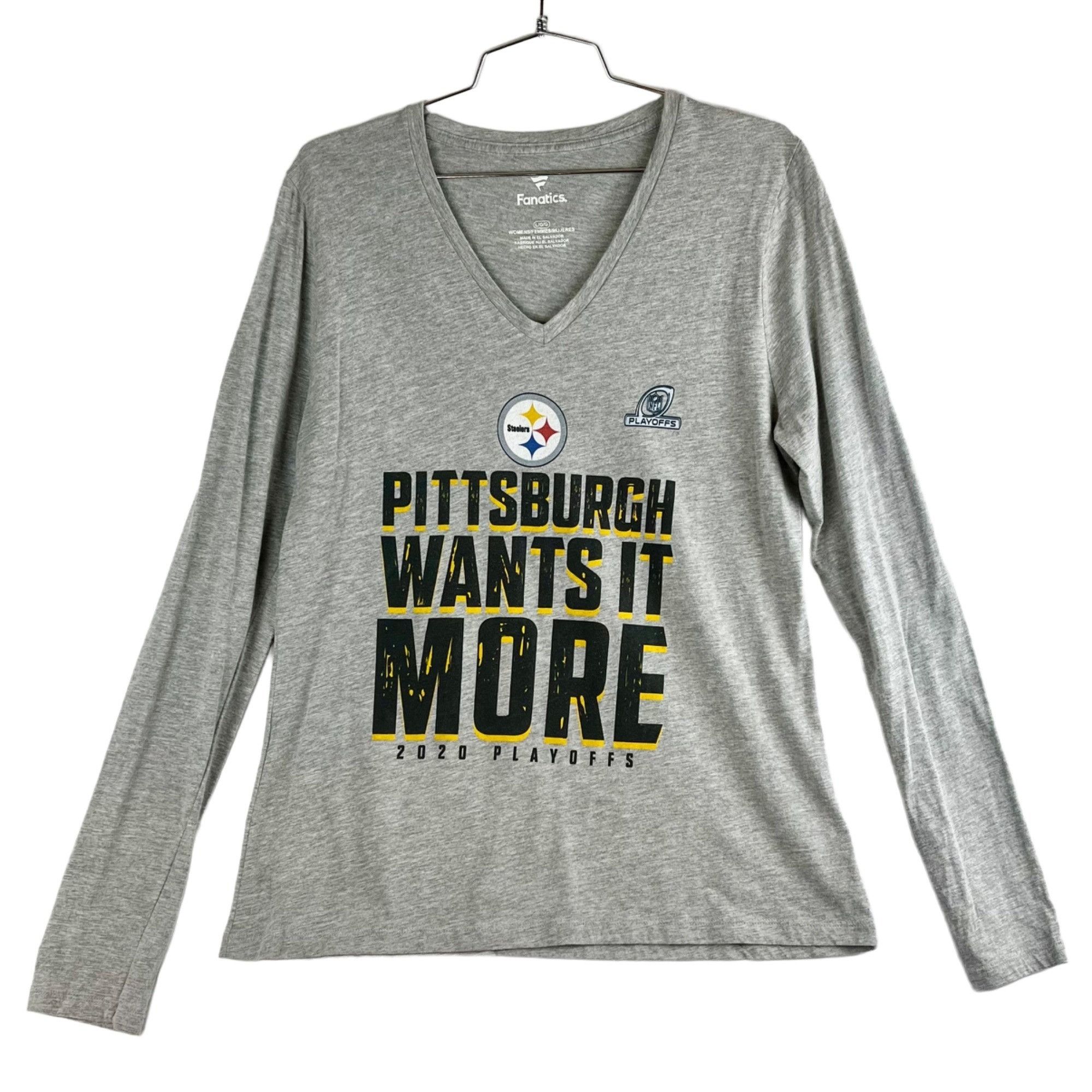 Other Pittsburgh Steelers NFL Team Fan Apparel T-Shirt Football Wo ...