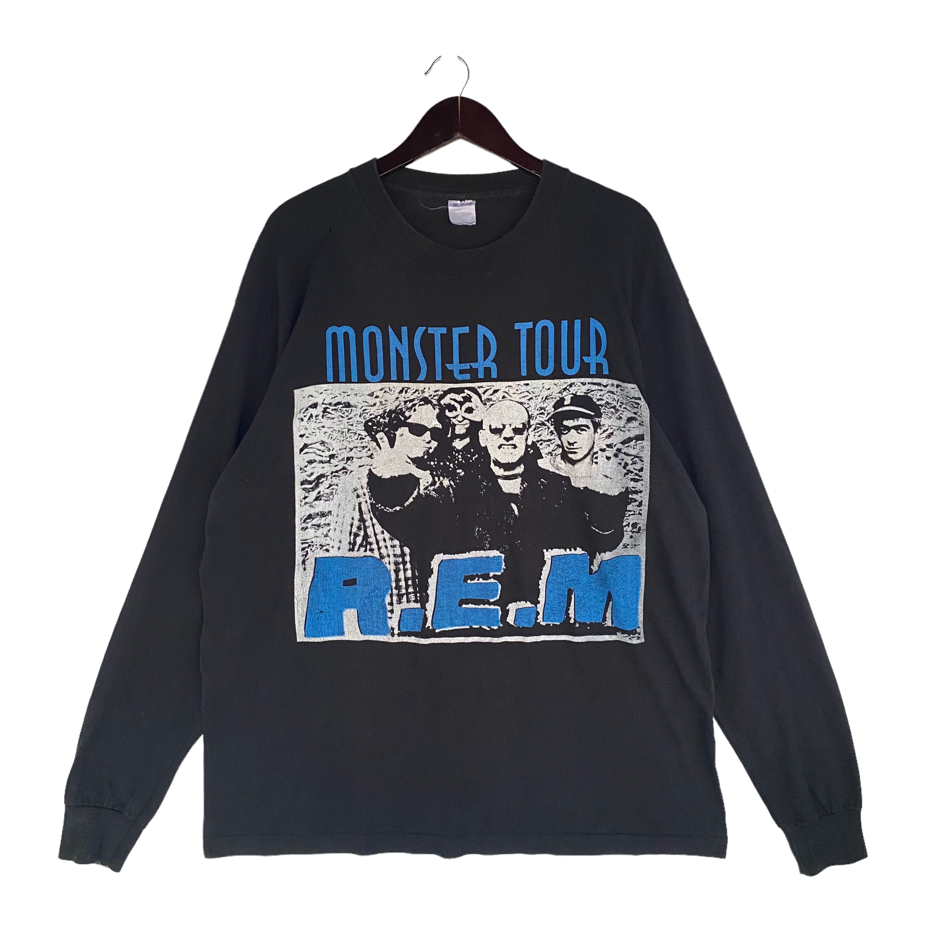 Vintage 💥VINTAGE 1995 REM alternative rock band Monster album shirt ...
