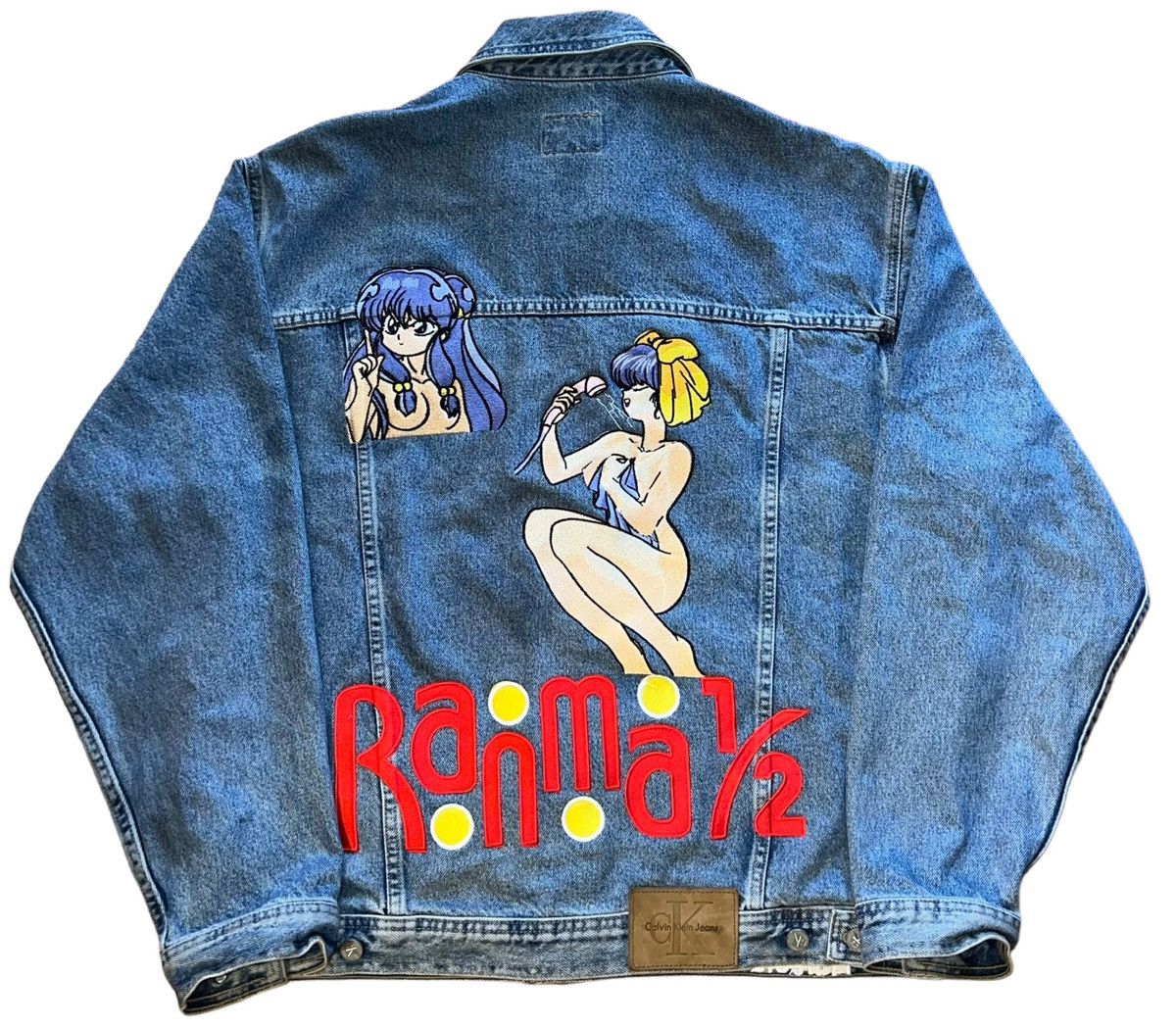 Calvin Klein Ranma 1/2 anime shampoo vintage Calvin Klien Jean jacket ...