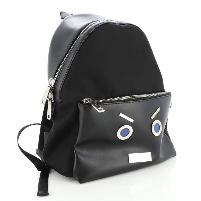 Fendi Faces Backpack Nylon and Leather | Grailed