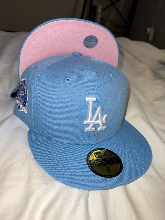New Era Exclusive LA Dodgers Cotton Candy Fitted Baby Blue LA 7/8 8 ...