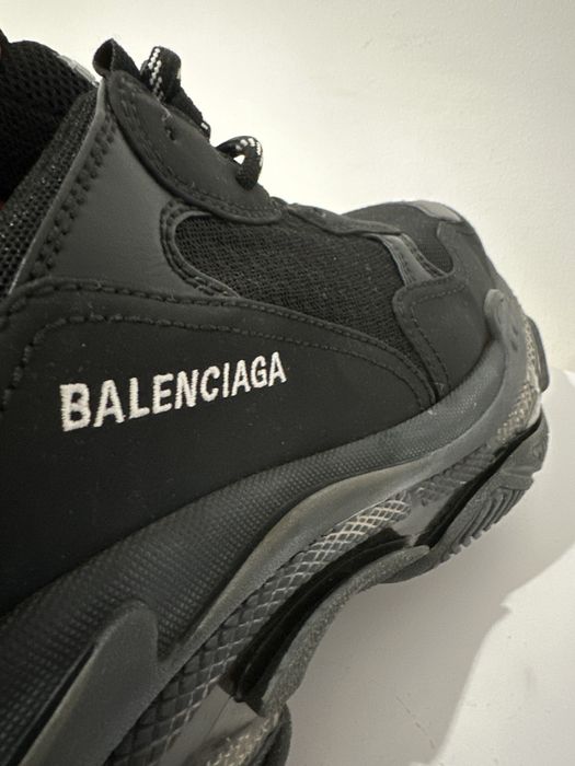 Balenciaga Balenciga - MEN'S TRIPLE S TRAINERS IN BLACK | Grailed