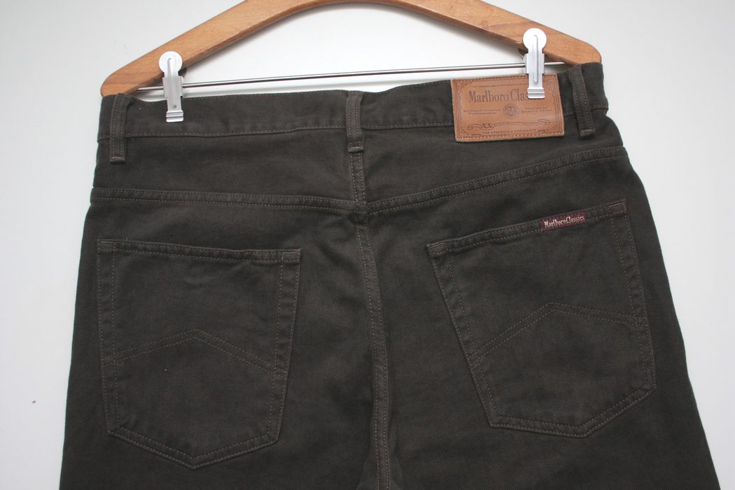 Marlboro Marlboro Classic Dark Brown Casual Pants 34 Made In Italy ...