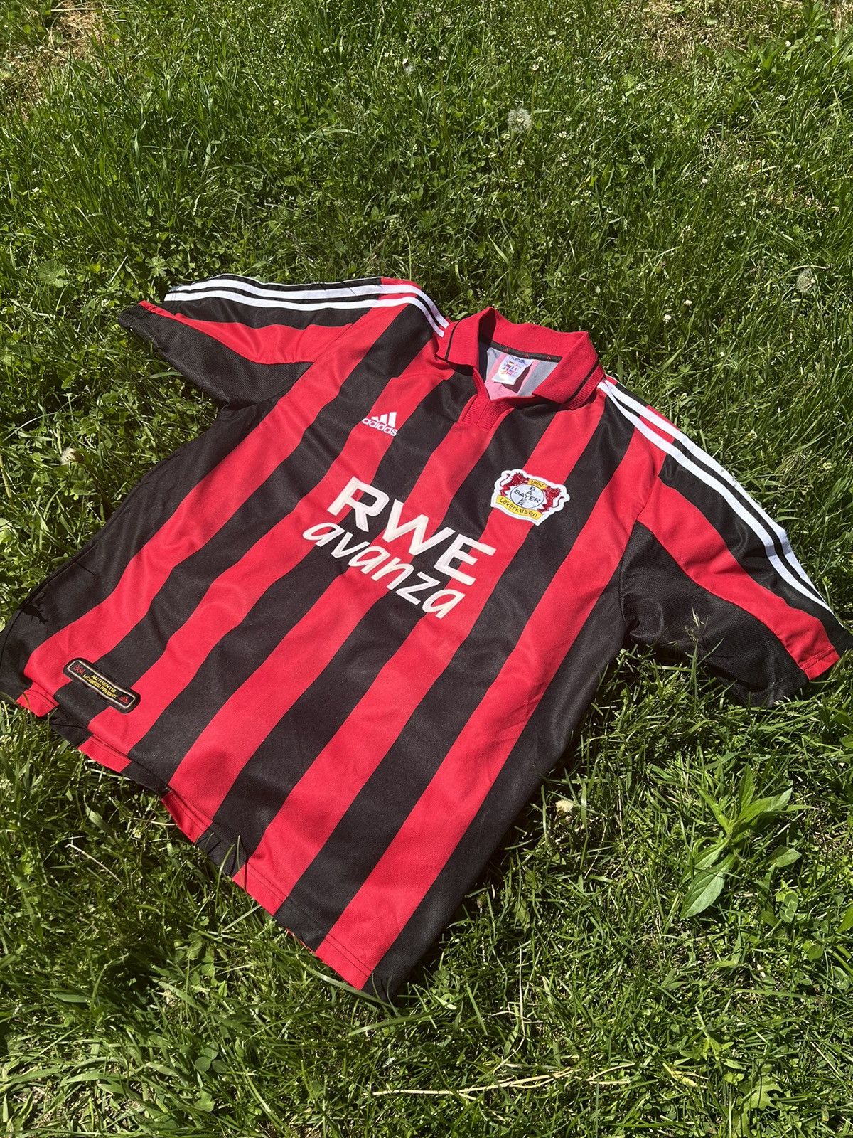 Adidas Bayer Leverkusen 2000/01 home football shirt | Grailed