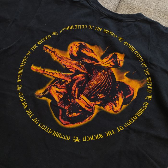 Vintage Vintage Y2K Nite Annihilation of the wickness Streetwear tee ...
