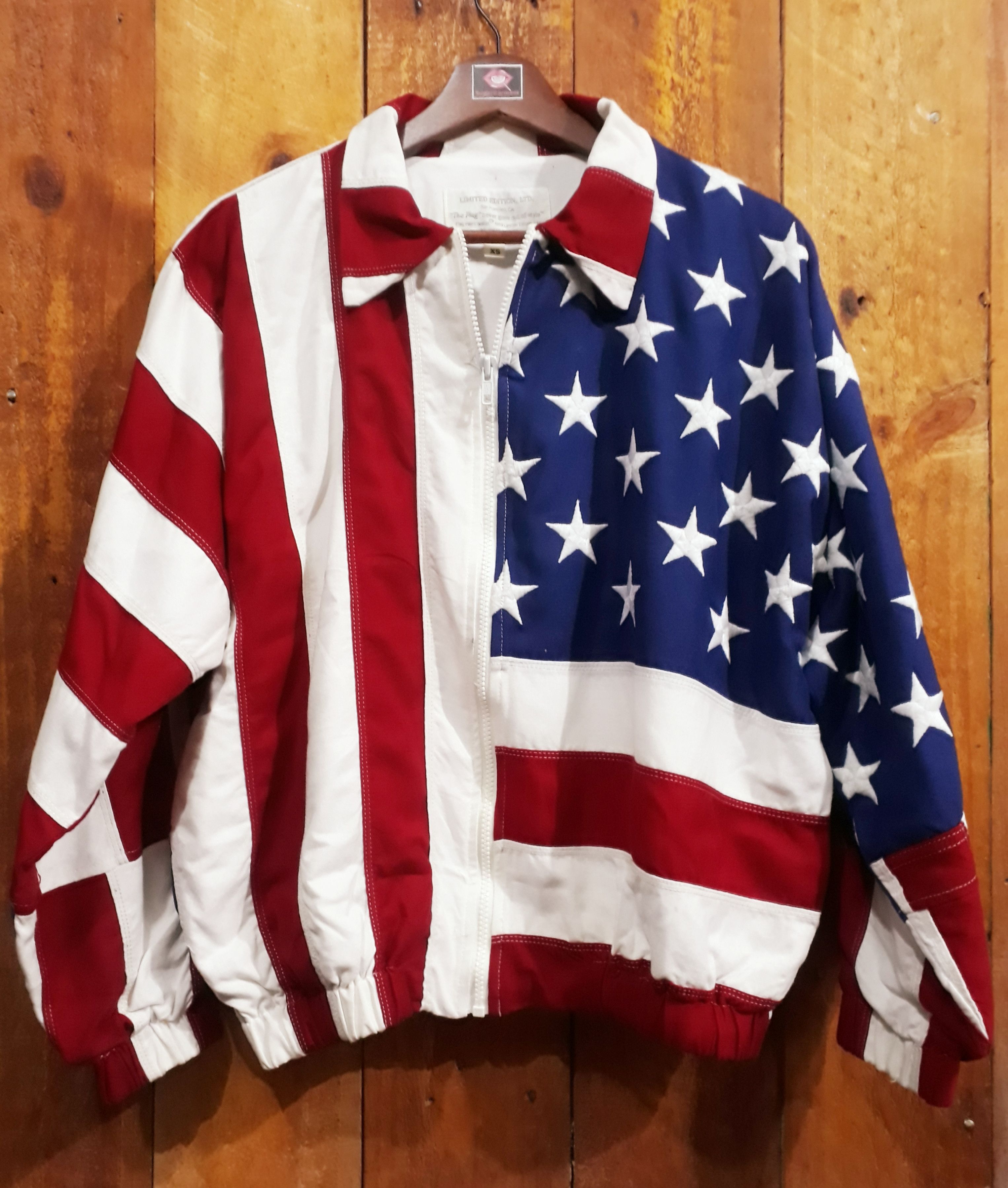 Guns N' Roses × Vintage Guns N Roses Jacket Axl Rose U.S FLAG Bomber ...
