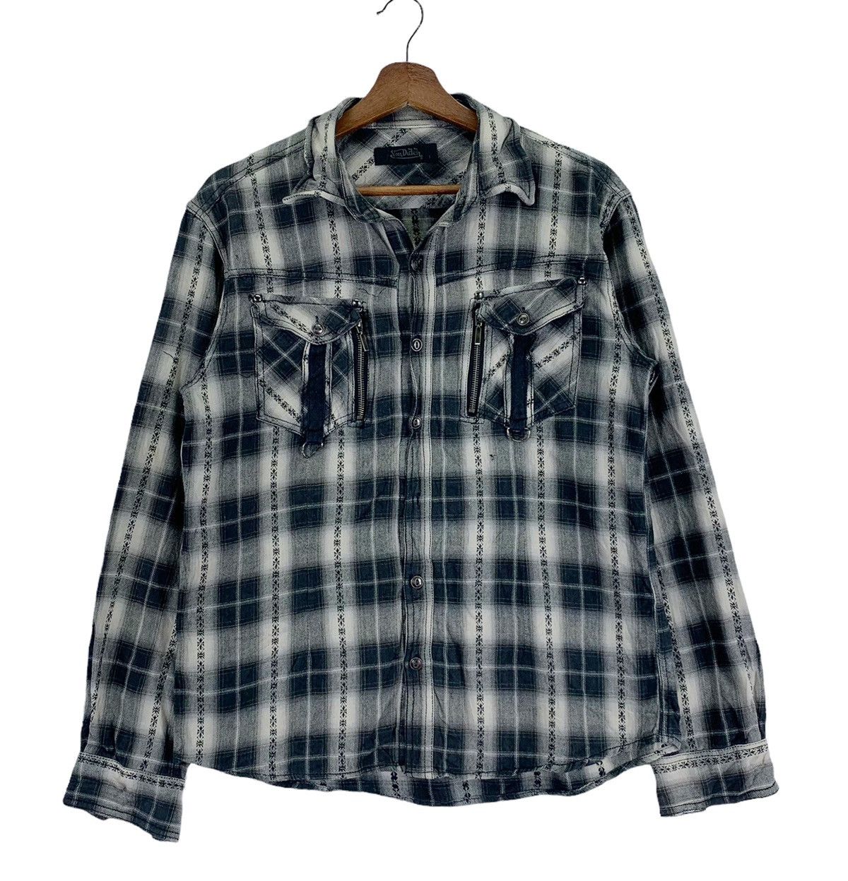 Von Dutch VINTAGE VON DUTCH FLANNEL TARTAN PLAID | Grailed
