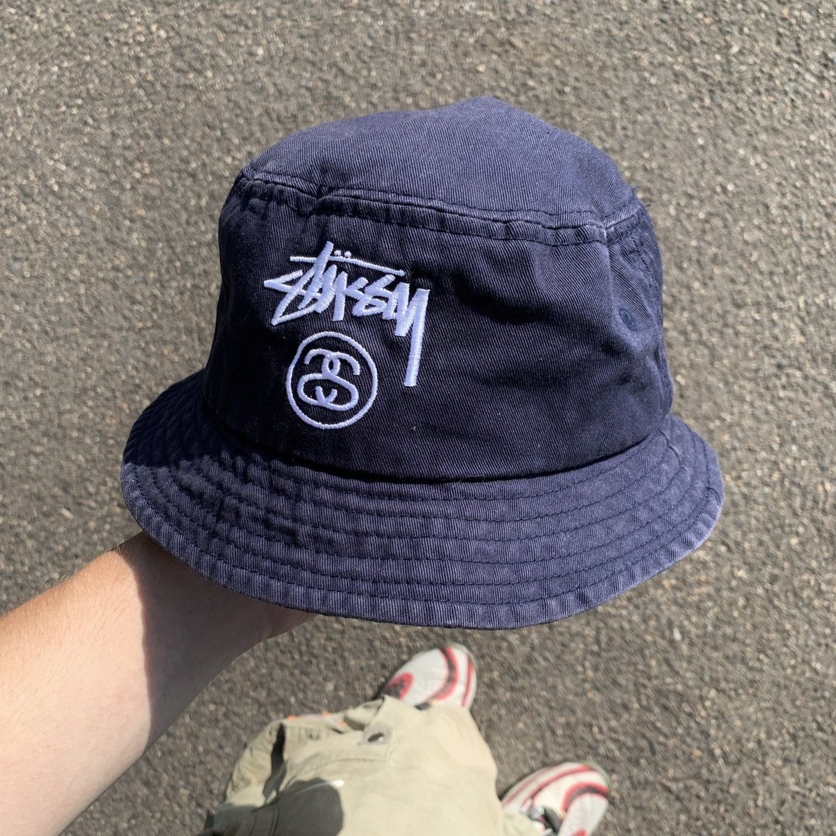 Streetwear × Stussy × Vintage Vintage Stussy Capz 90s Rare Blue Faded ...