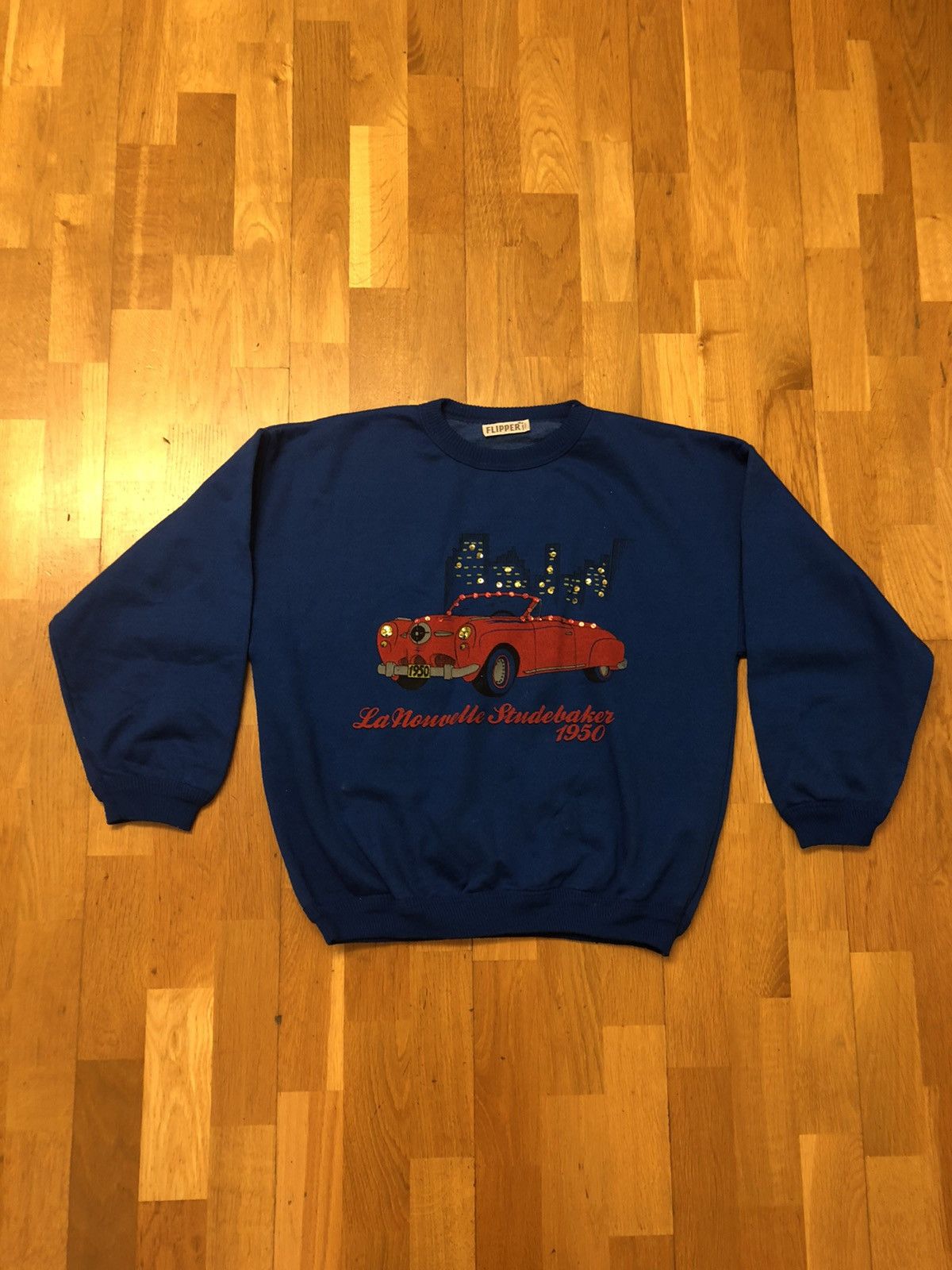 Vintage FLIPPER MADE IN ITALY LA NOUVELLE STUDEBAKER 1950 SWEATSHIRT ...