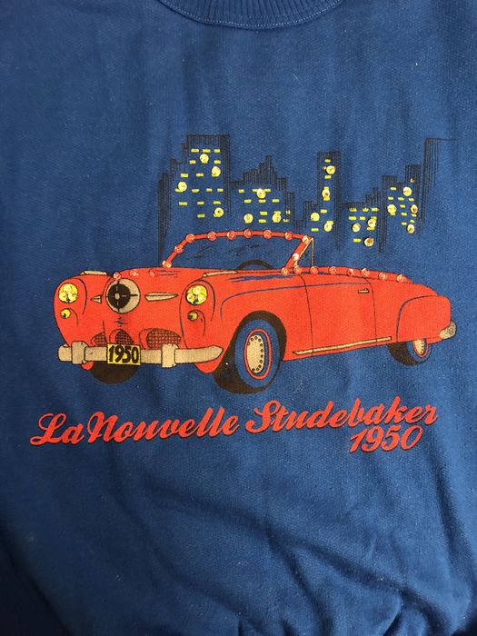 Vintage FLIPPER MADE IN ITALY LA NOUVELLE STUDEBAKER 1950 SWEATSHIRT ...