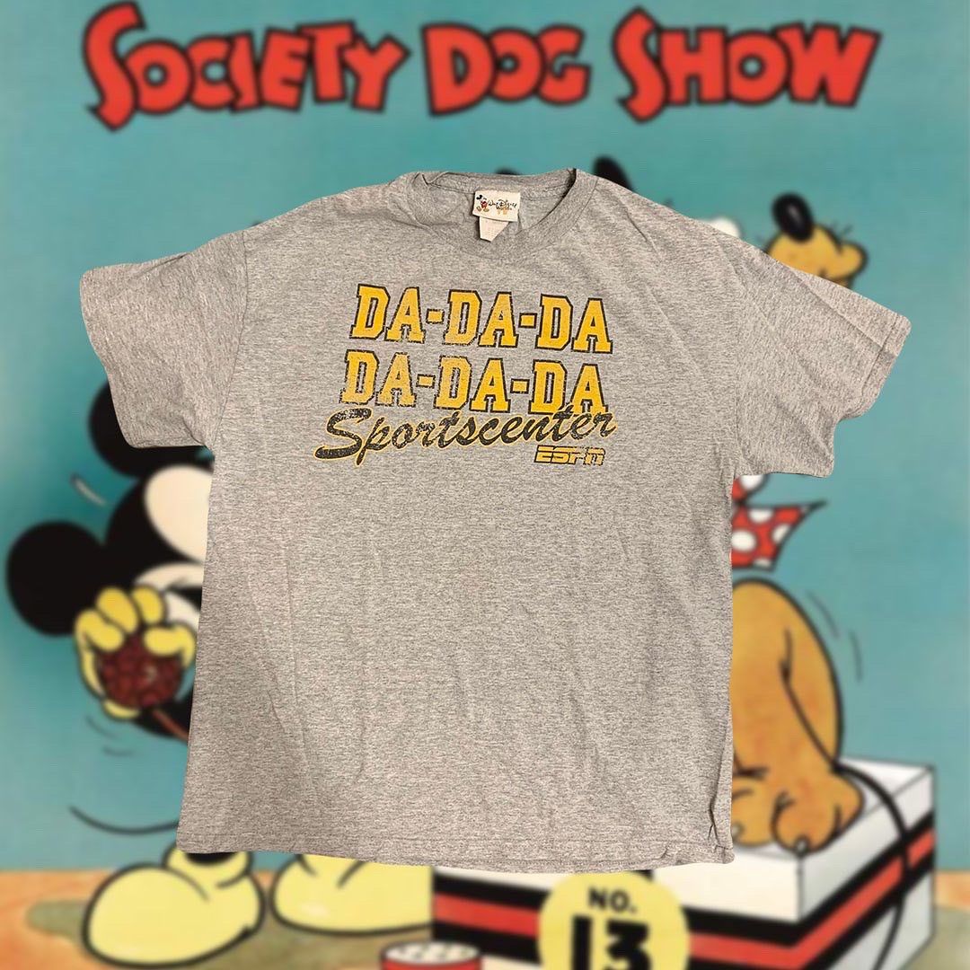 Disney × Mickey Mouse × Vintage ESPN Mickey Mouse Walt Disney World Tee ...