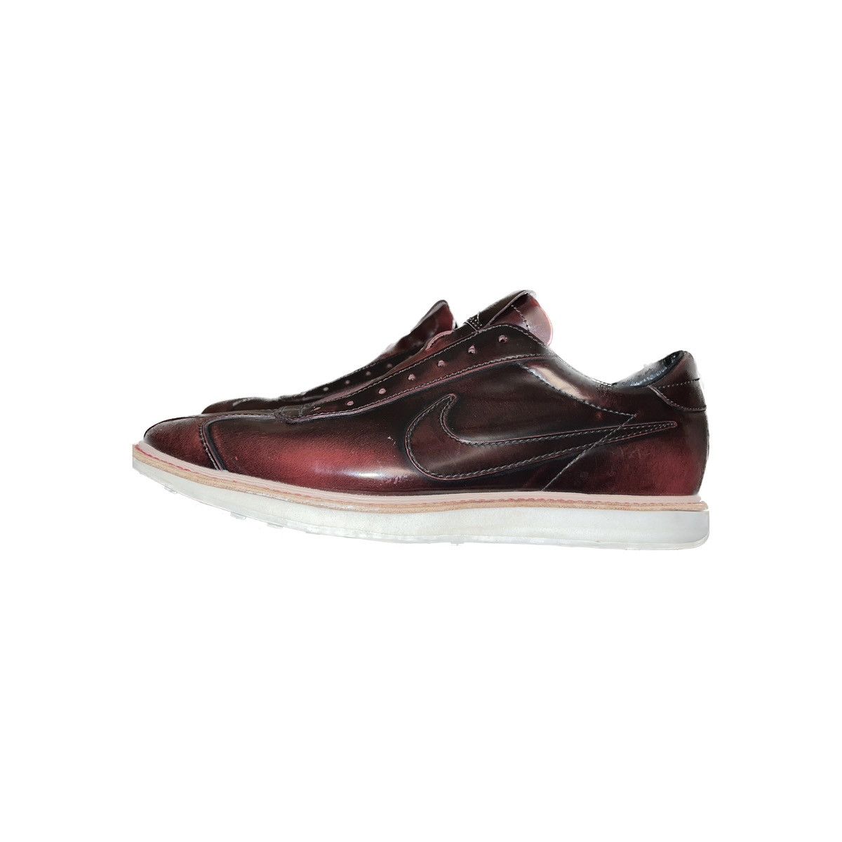 Nike × Vintage Nike 1972 "Dress Code" Deep Red Leather Waffle Shoes ...