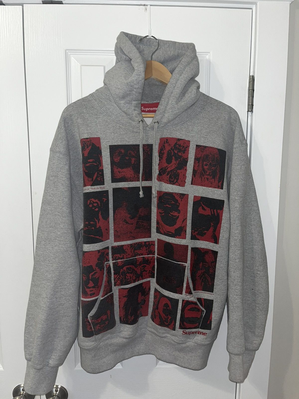 Supreme Supreme College Grid Hoodie | Grailed