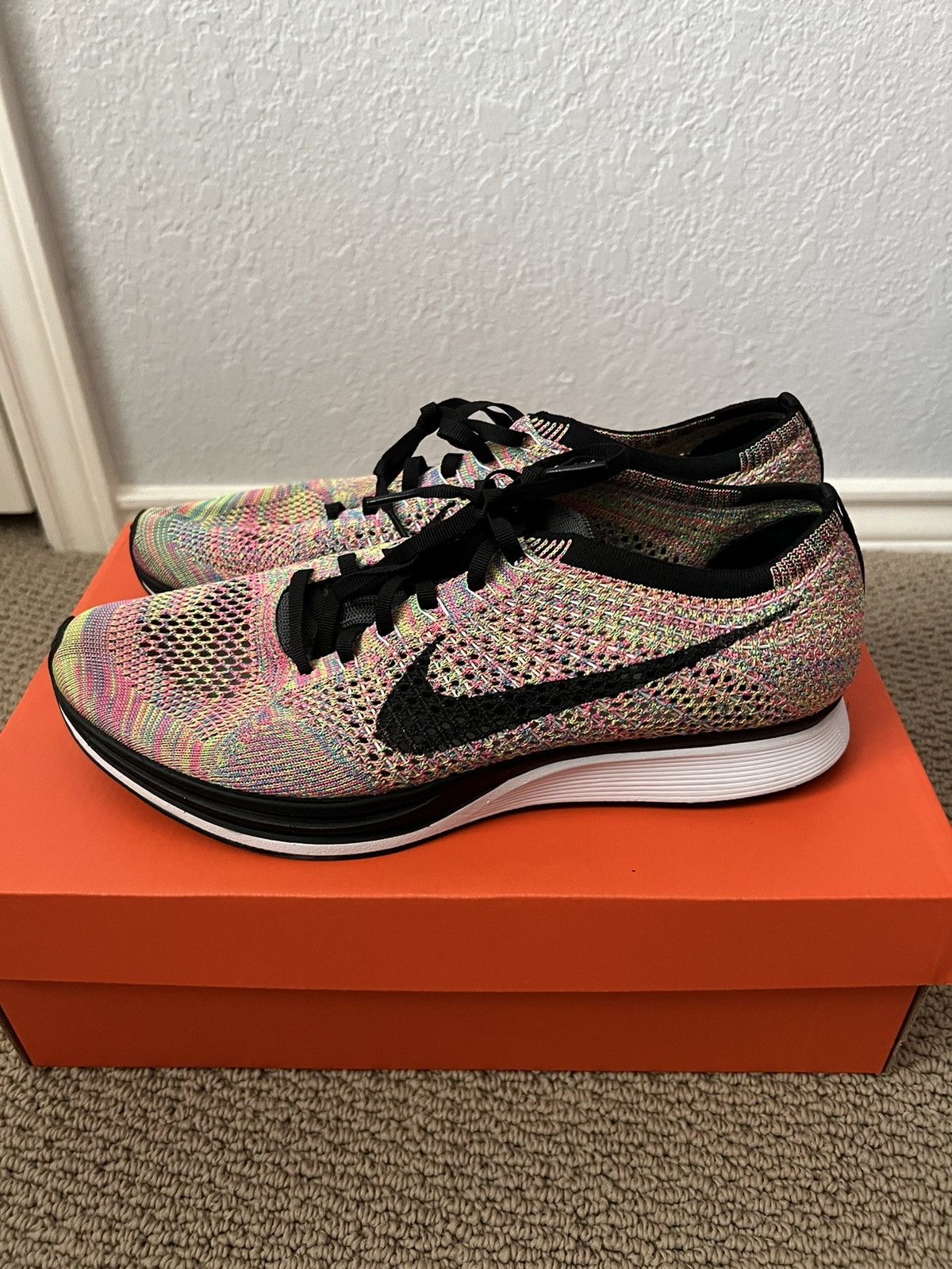 Nike Nike Rainbow Flyknit Racer 3.0 | Grailed