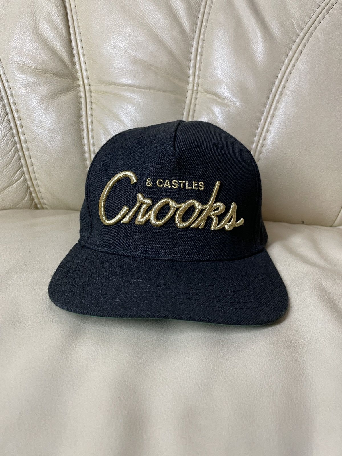 Crooks & Castles Vintage Crooks & Castles Black & Gold Cap | Grailed