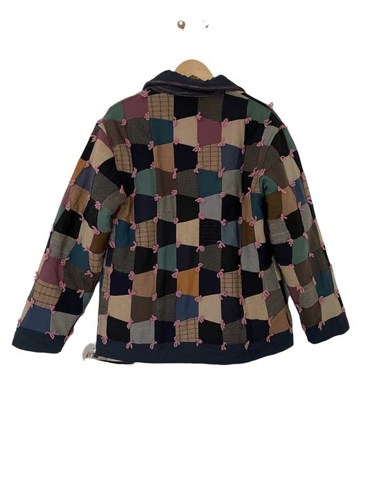 Bode Crazy Quilted Midnight Jacket | Grailed