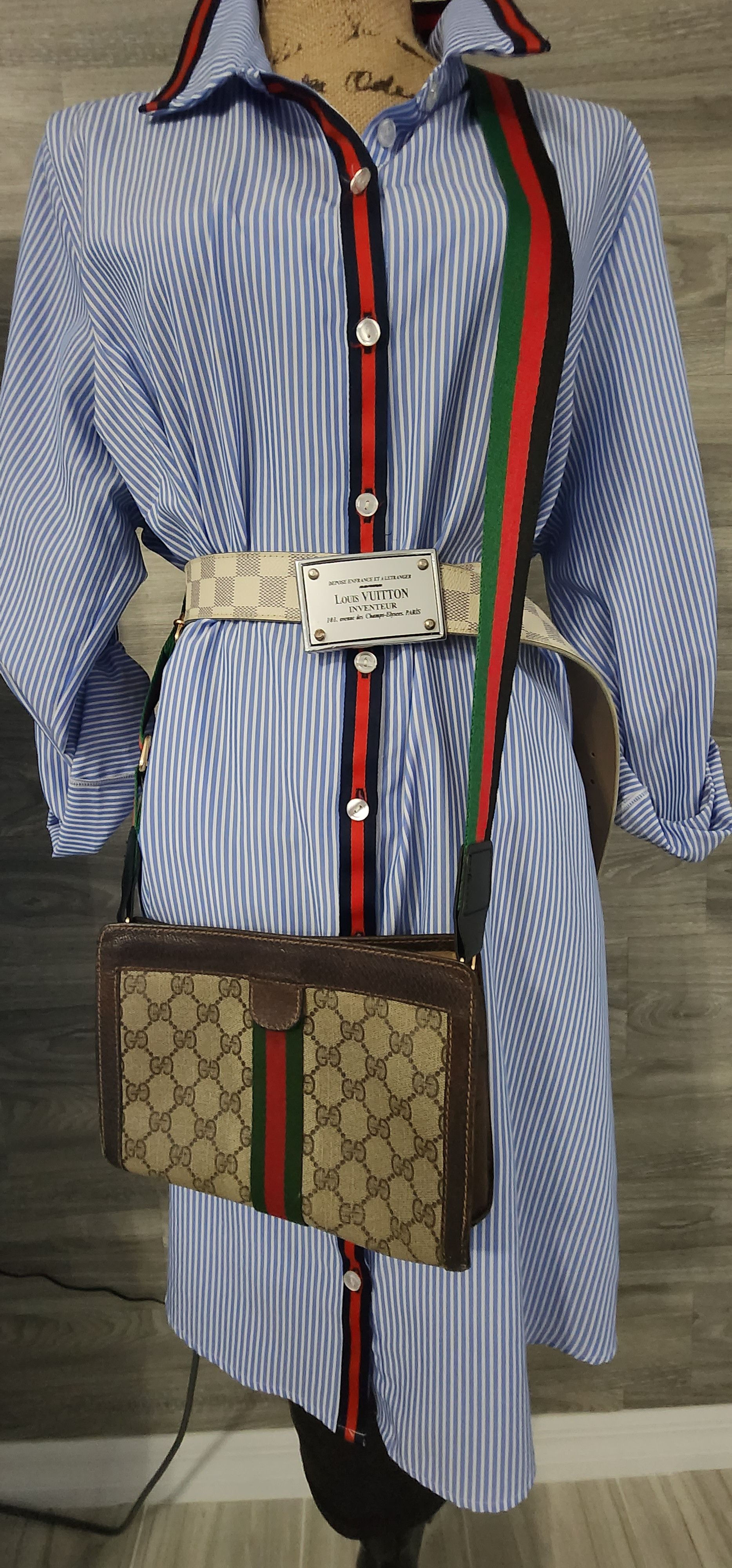 Gucci Sherry GG Supreme Clutch Bag Crossbody | Grailed