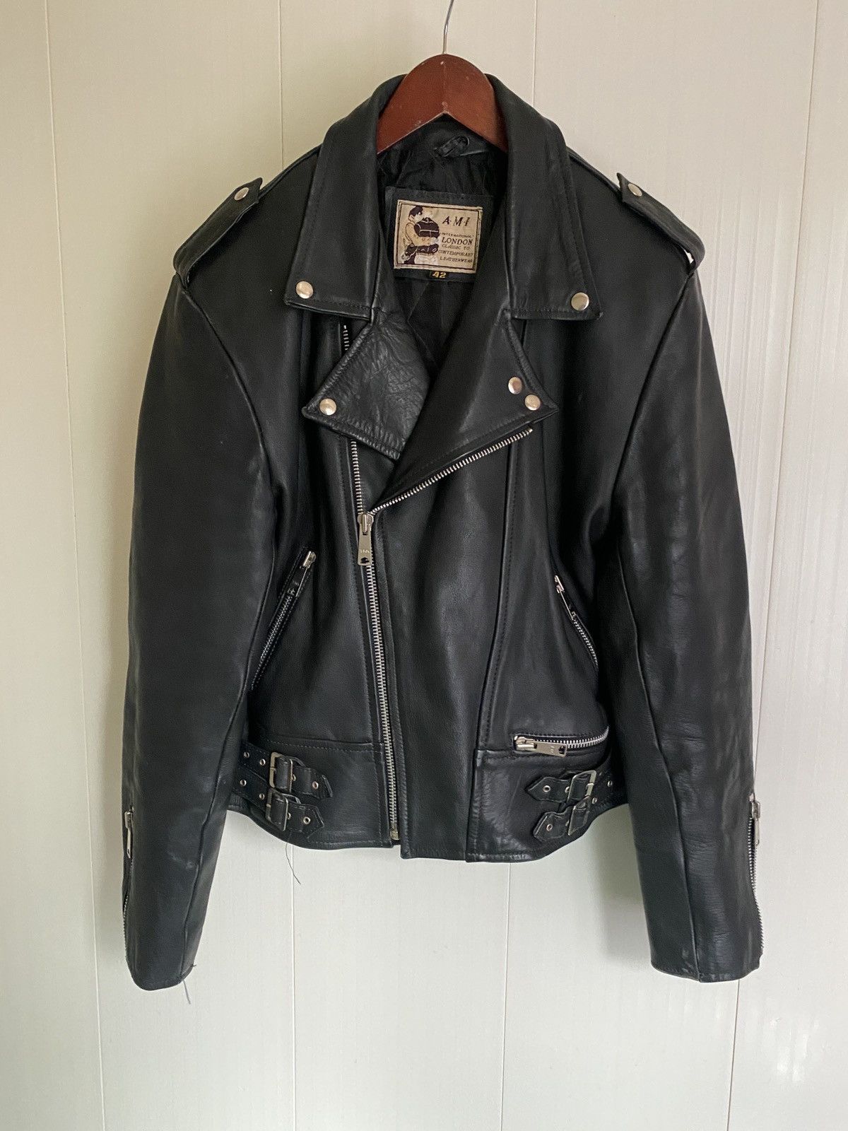 Leather Jacket × Rare × Vintage Vintage 70s motorcycle leather biker ...