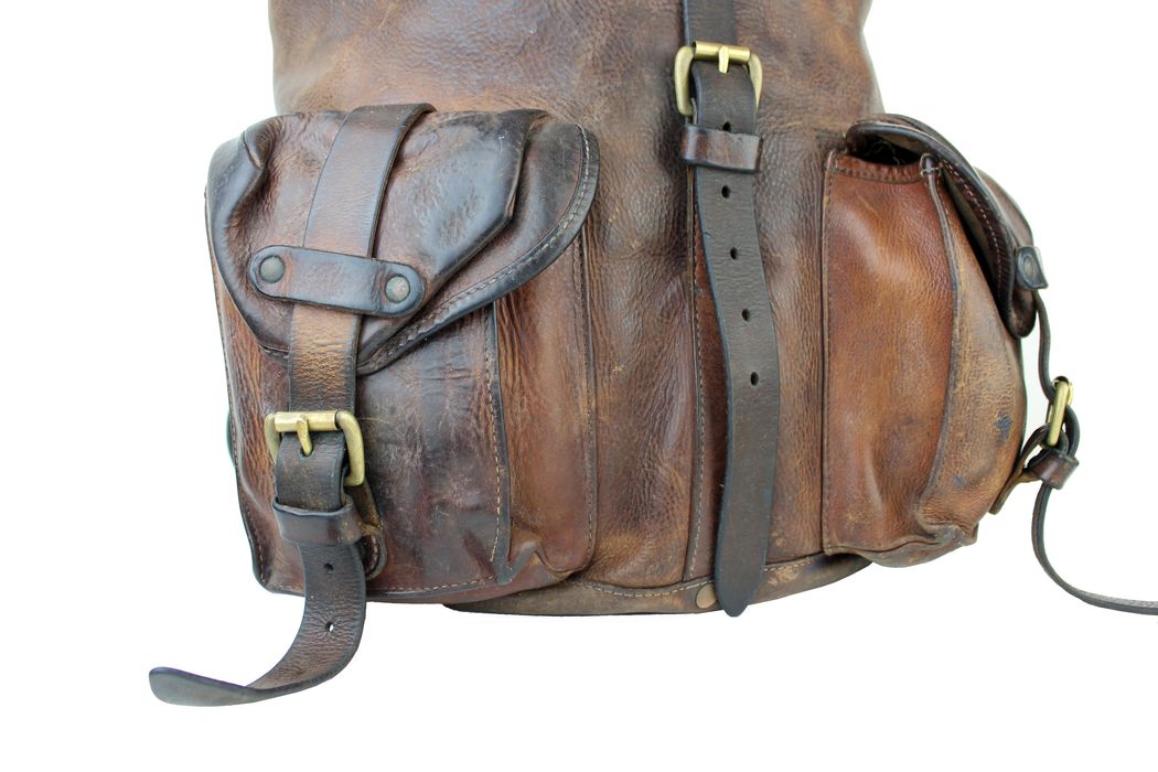 RRL Ralph Lauren RRL "RILEY" Leather Backpack | Grailed