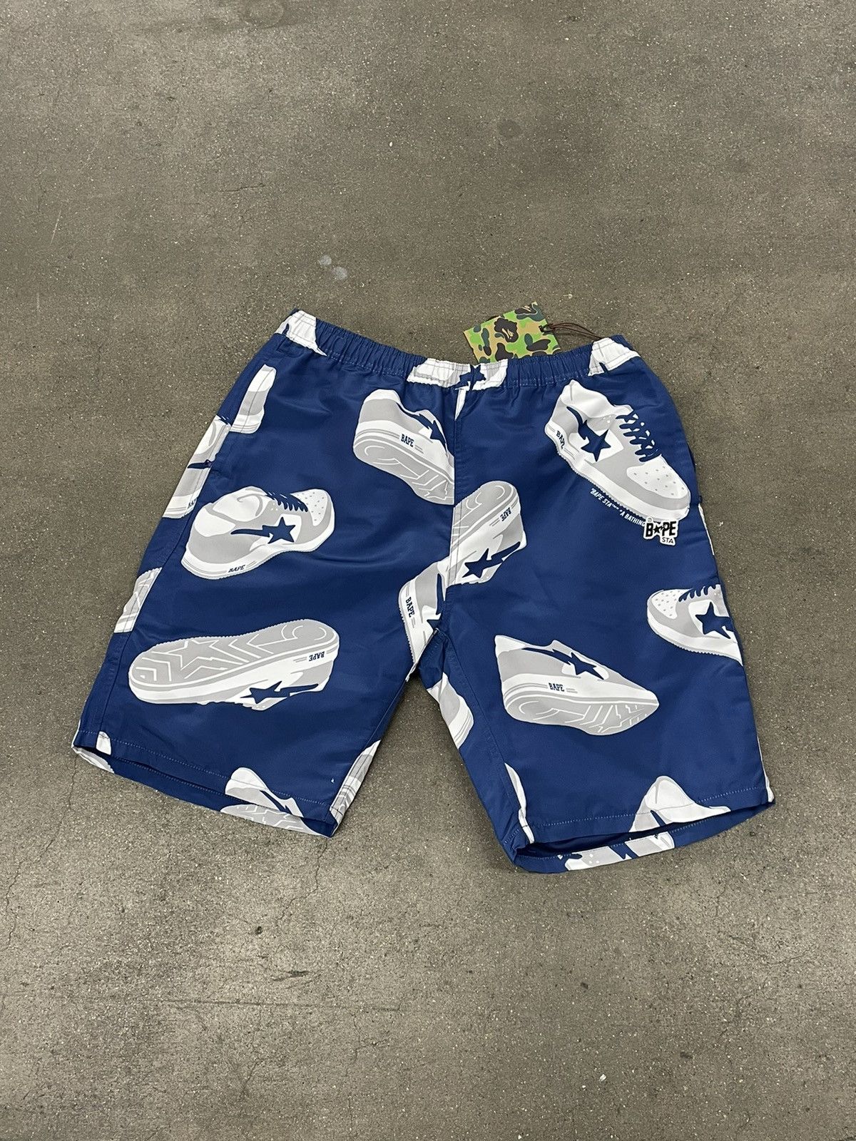 Bape Bape Bapesta Swim Trunks | Grailed