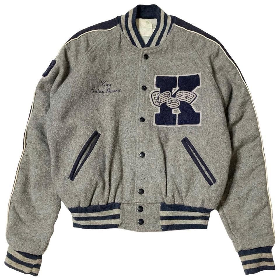 Vintage Vintage 80’s color guard varsity letterman style jacket | Grailed