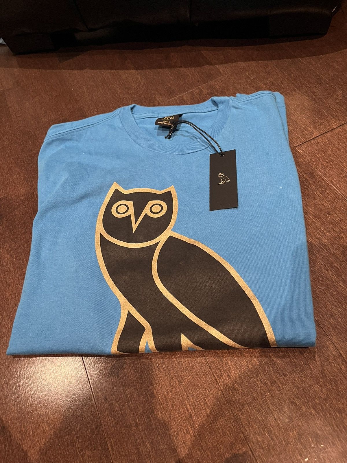 Octobers Very Own Baby Blue Ovo Logo Shirt | Grailed