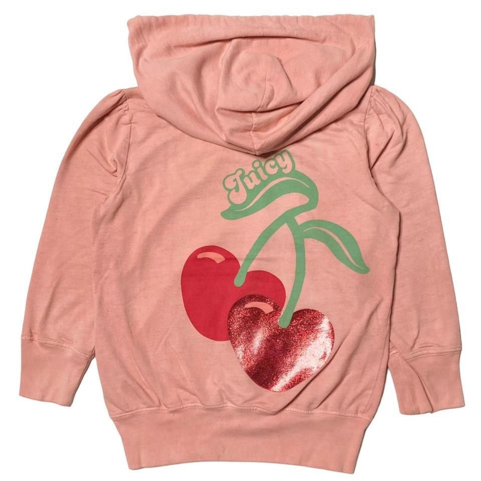 Juicy Couture Reworked Juicy Couture cherry print graphic hoodie | Grailed