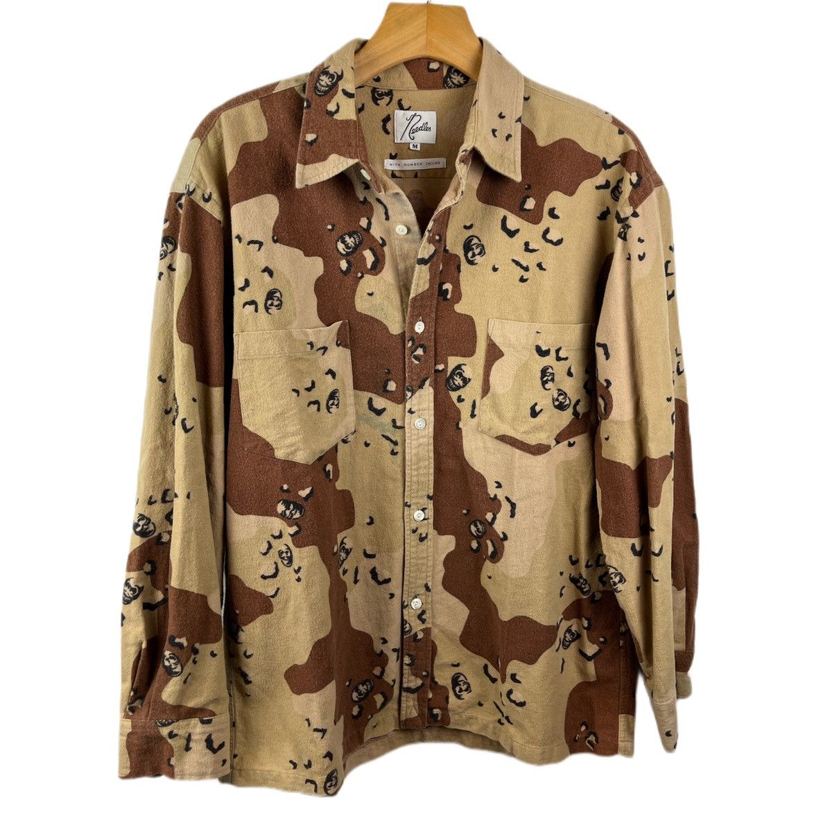Number (N)ine Number Nine Needles Camo Button Up Jacket | Grailed