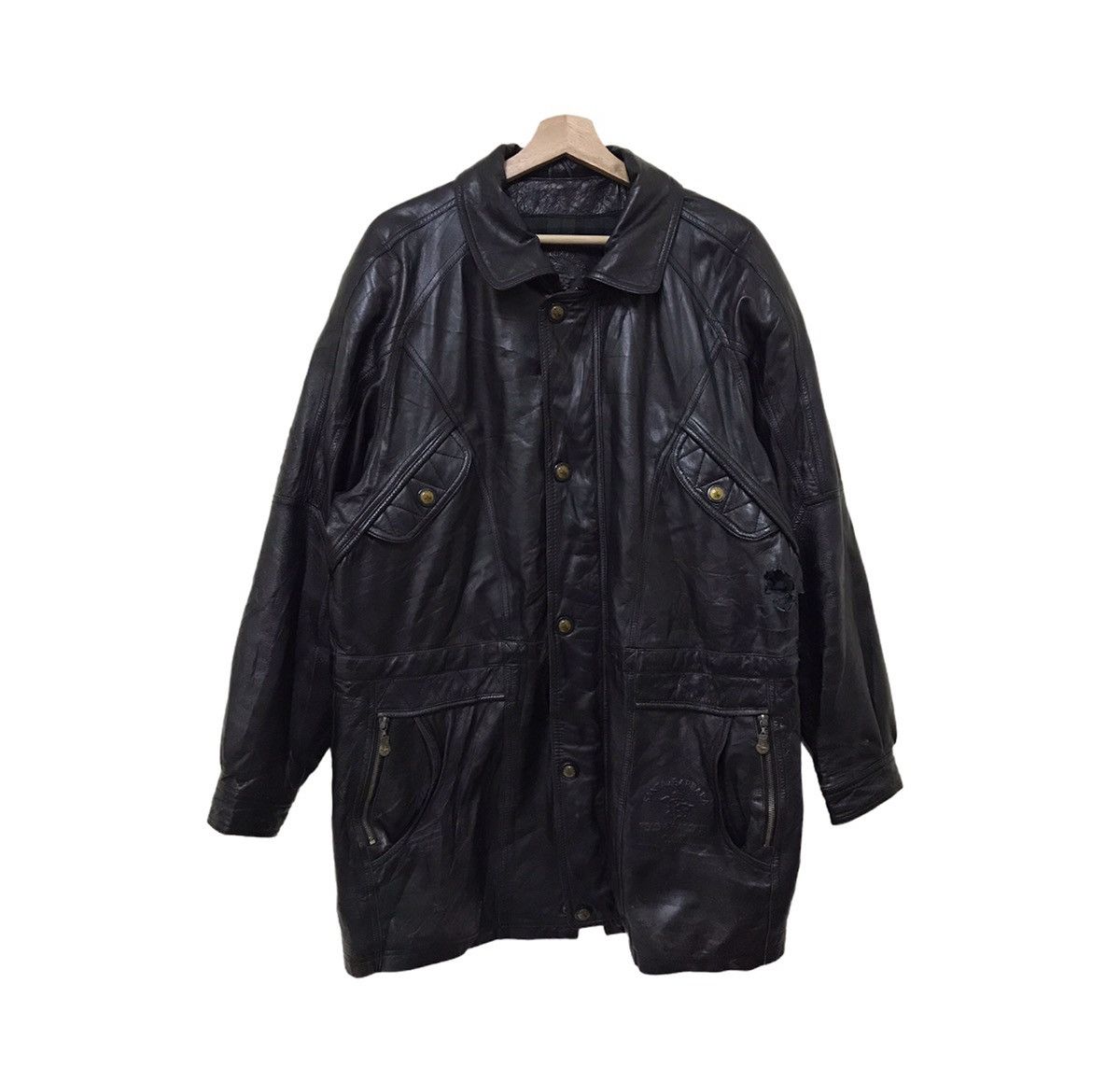 Leather Santa Barbara Polo & Racquet Club Full Leather Jacket | Grailed