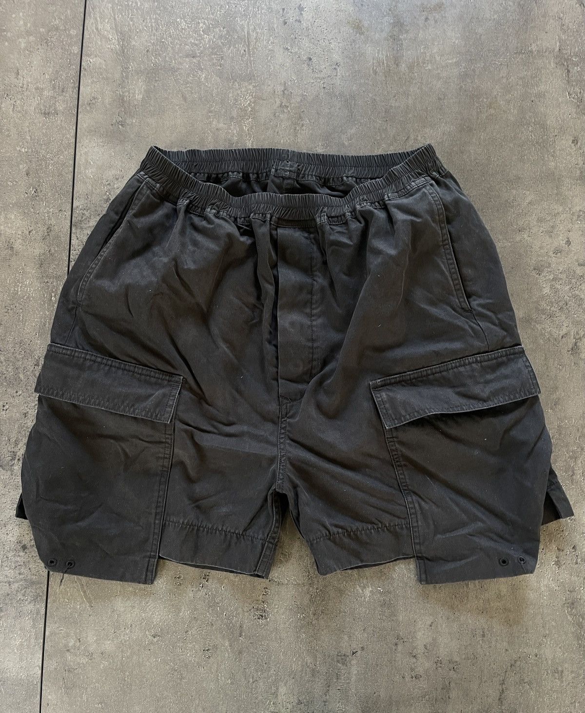 Rick Owens Cargo Boxing Shorts Heavy Cotton | Grailed