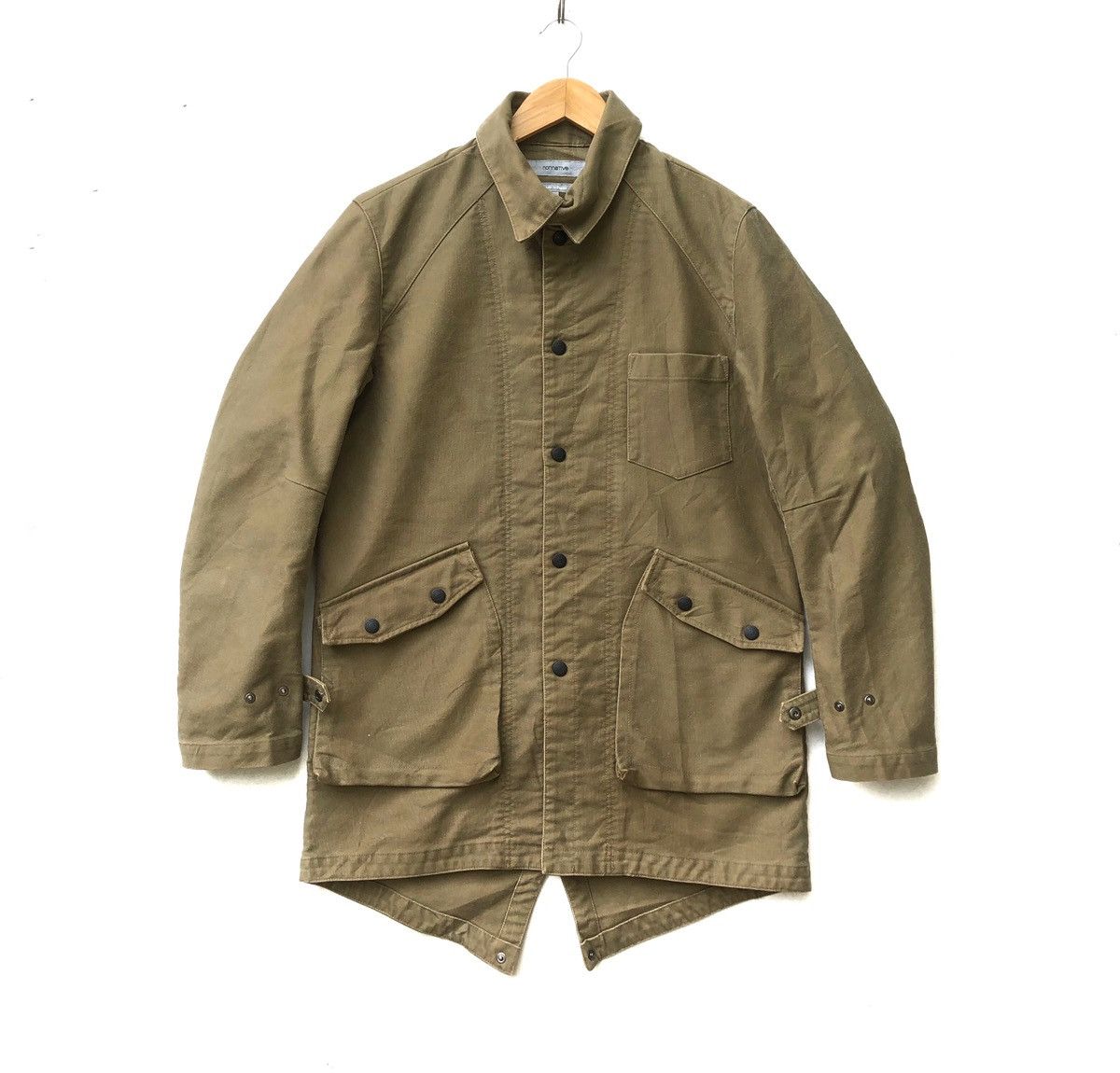 Japanese Brand × Nonnative Japanese Brand Nonnative Parka Jacket Olive Fish Tail | Grailed