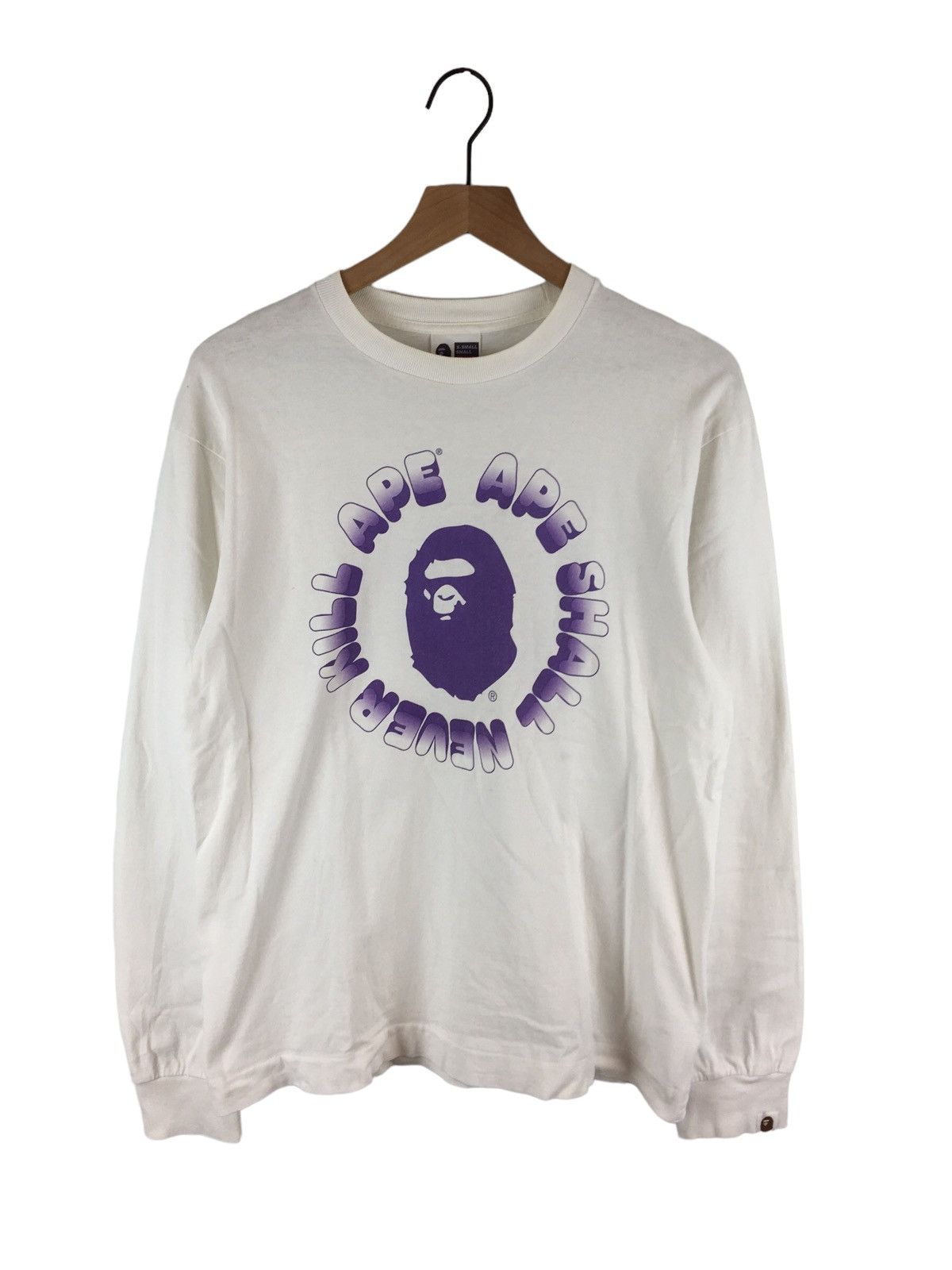 Bape Bape Circle Logo L/S Tee | Grailed