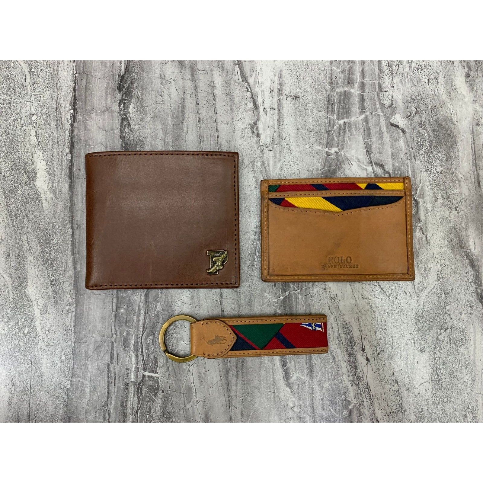 Polo Ralph Lauren Polo Ralph Lauren Stripe Wallet, Card Holder & Key ...