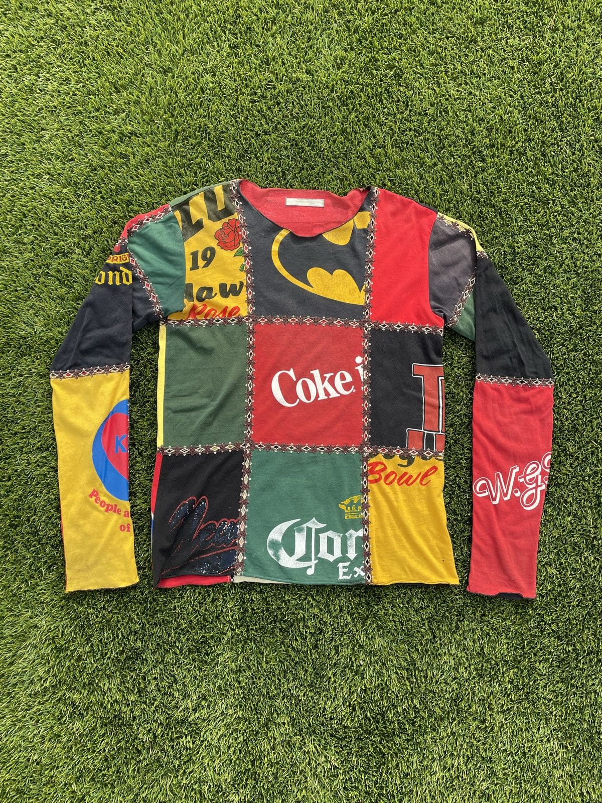 Number (N)ine AW02 “Nowhere Man” - 1/100 Number Nine Patchwork Long ...