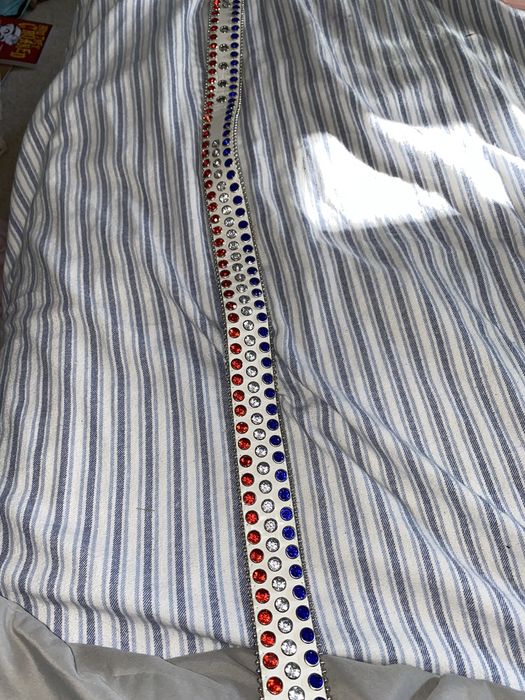 Designer BB. Simon STYLE Red White and Blue Belt | Grailed