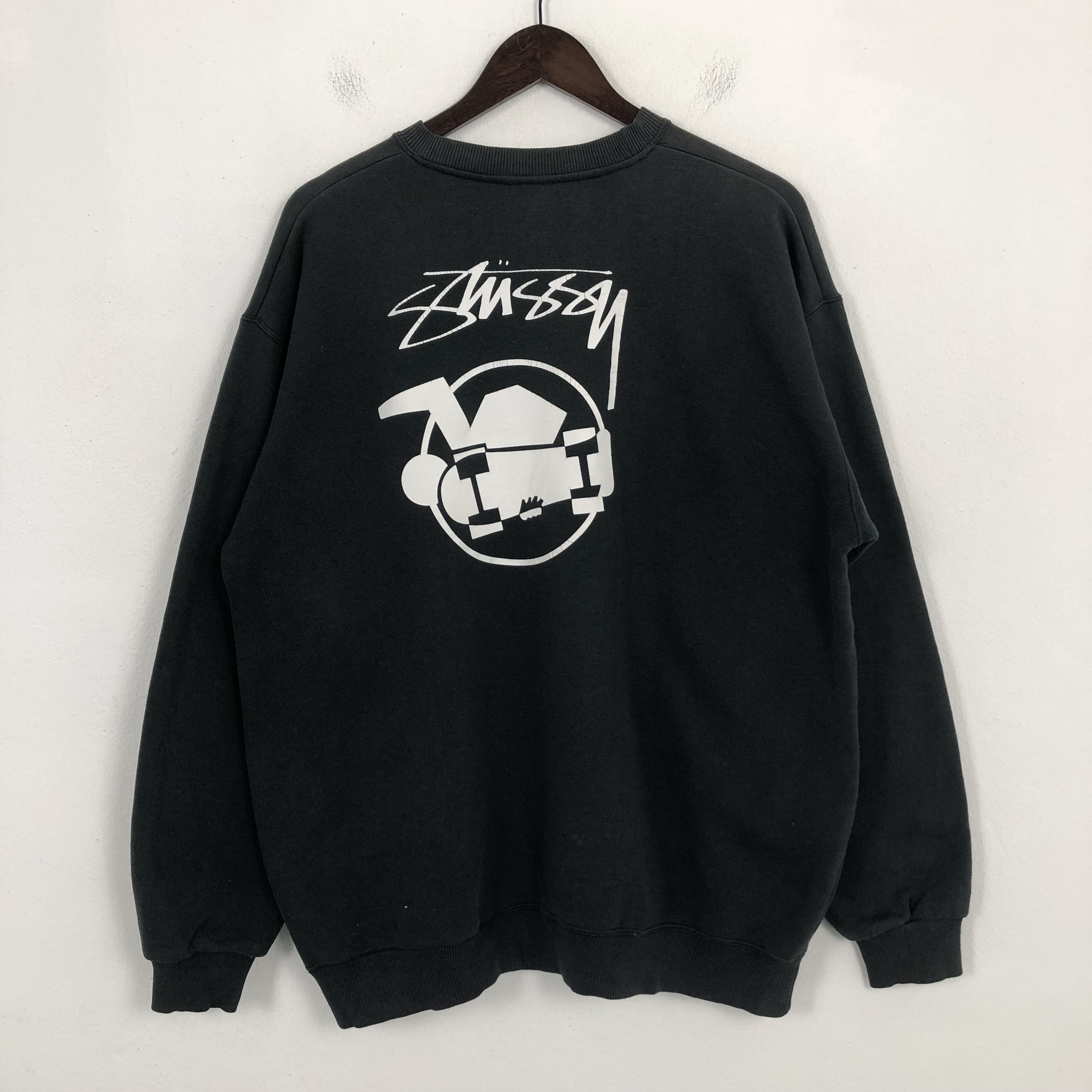 Streetwear × Stussy × Vintage Vintage Stussy Skateboard Big Logo Design ...