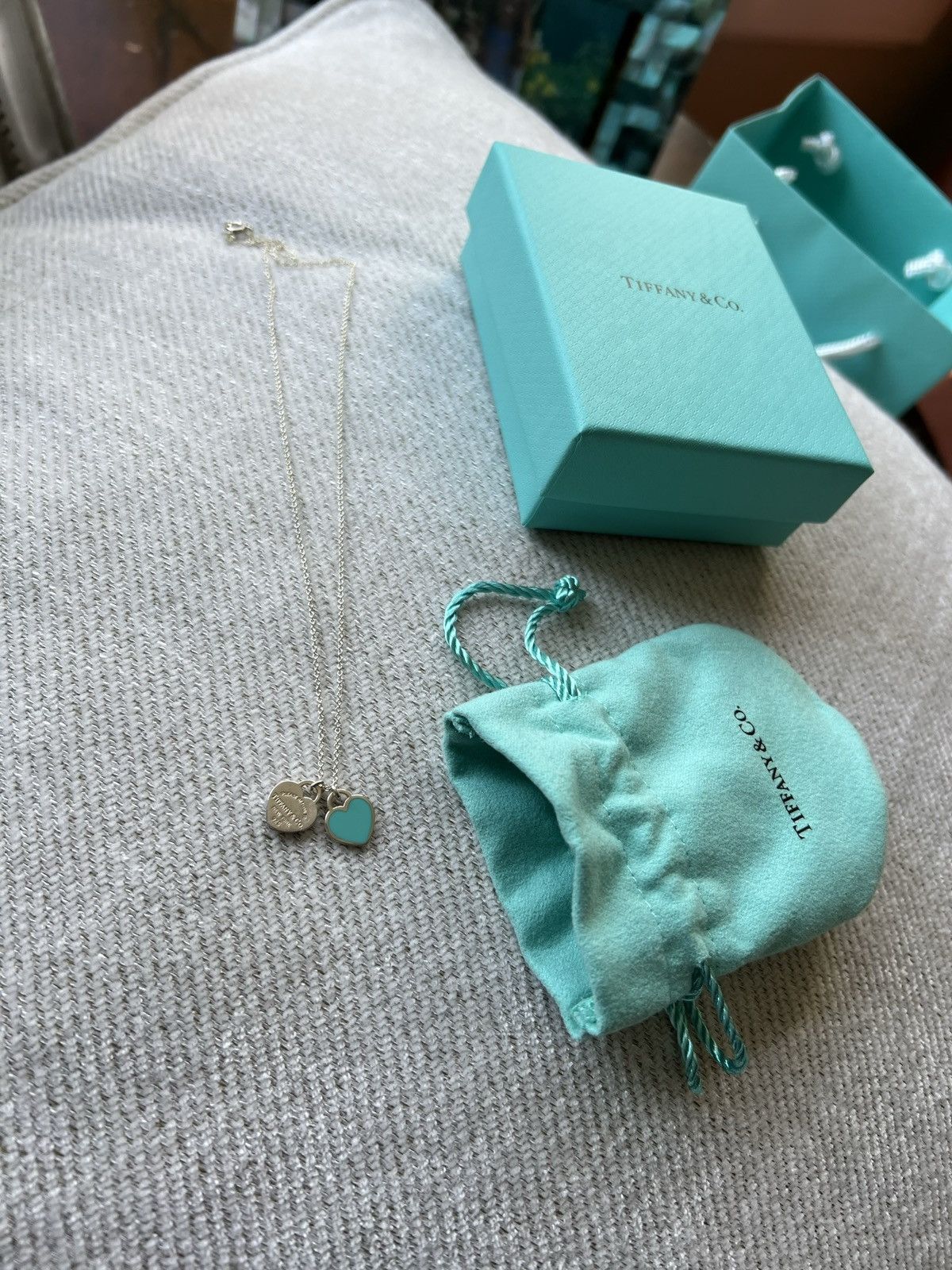 Tiffany & Co. Tiffany double Heart necklace | Grailed