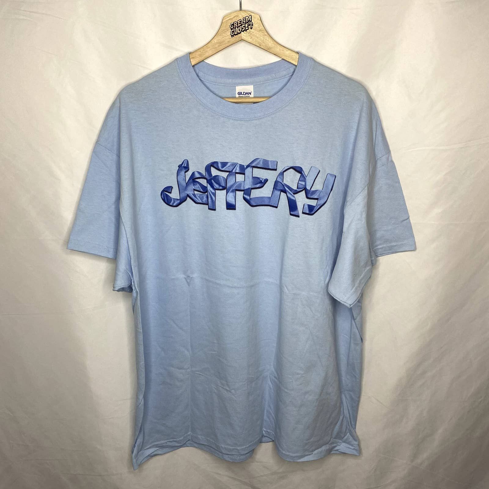 Young Thug Thugger Jeffrey Hip Hop Rap Tour Merch Tee in Baby Blue ...