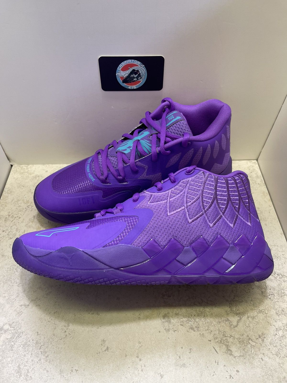 Puma PUMA X LAMELO BALL MB.01 "QUEEN CITY" Purple Size 12 Mens | Grailed