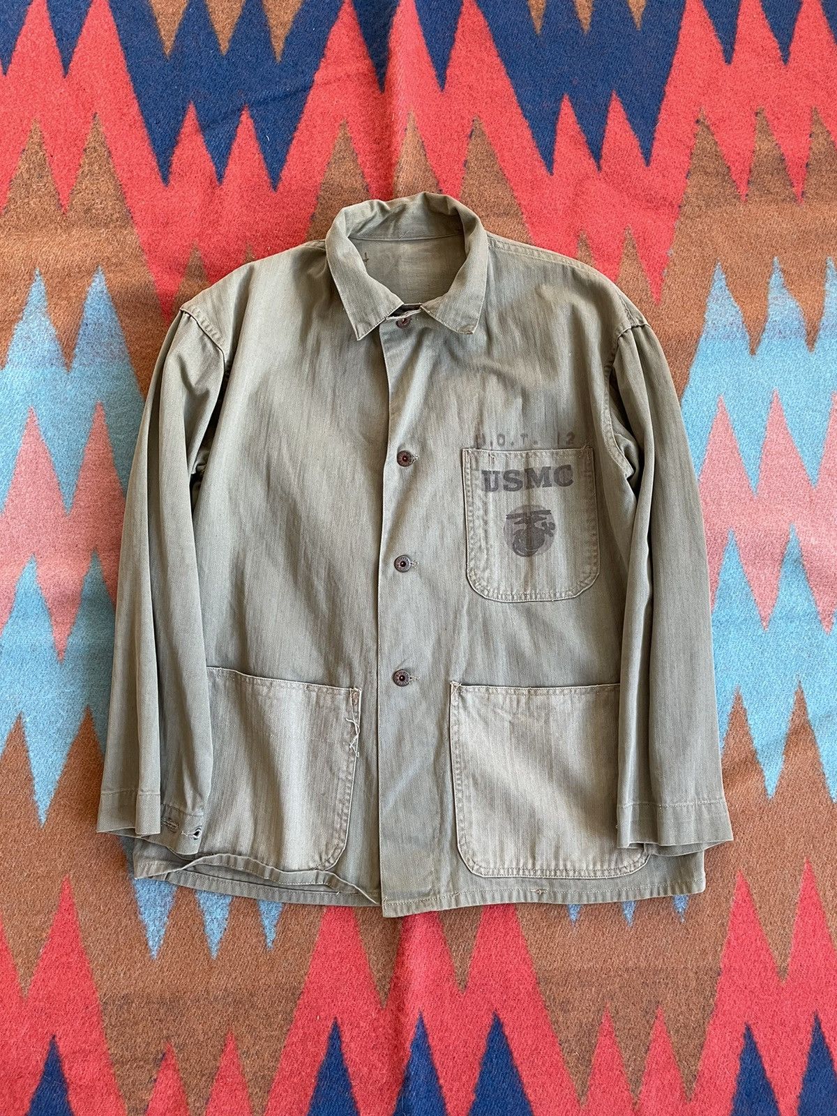 Vintage P41 HBT Utility Jacket | Grailed