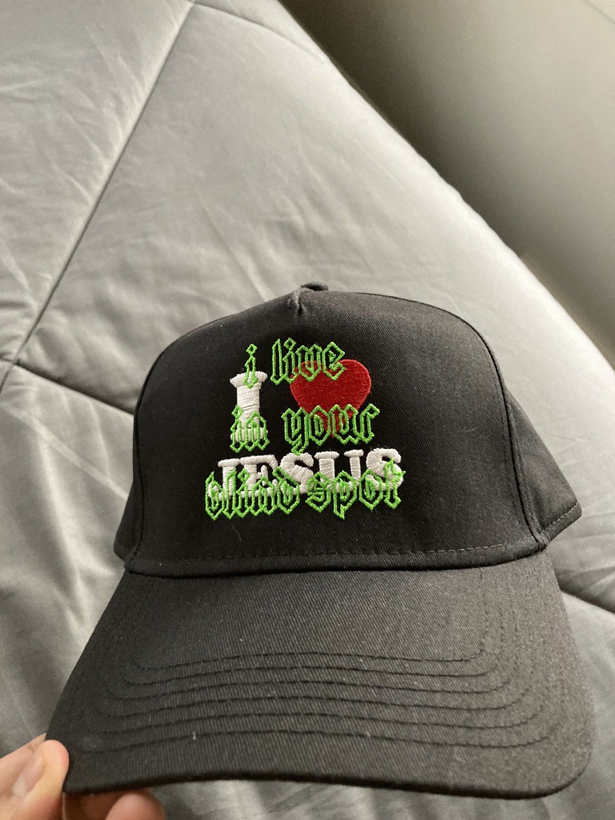 Playboi Carti Guardian Angel I love Jesus cap | Grailed