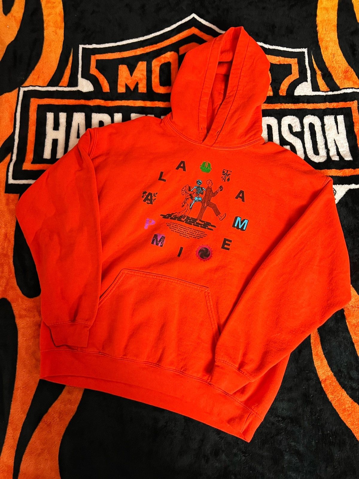 Band Tees × Tour Tee Tame Impala Orange Hoodie | Grailed